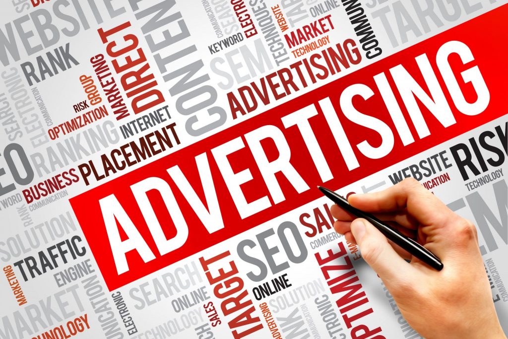 ADVERTISING word cloud, business concept – UMAD