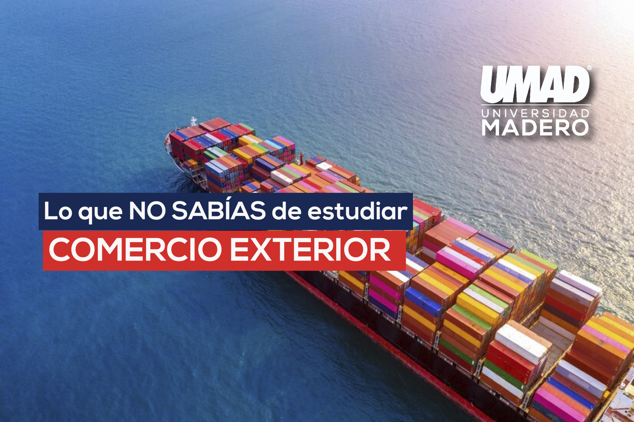 Lo que no sabías de estudiar Comercio Exterior – UMAD