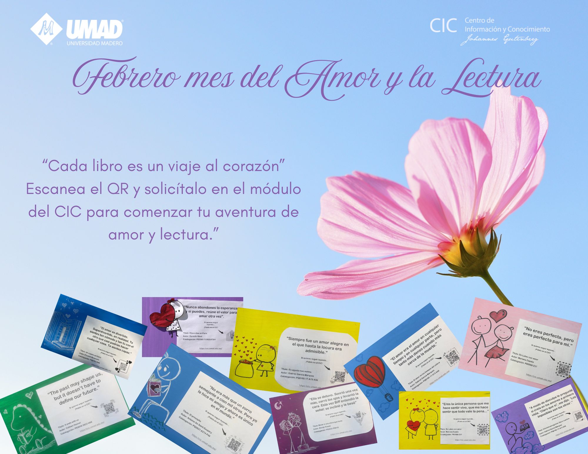Febrero, Mes del Amor y la Lectura en la Universidad Madero – UMAD